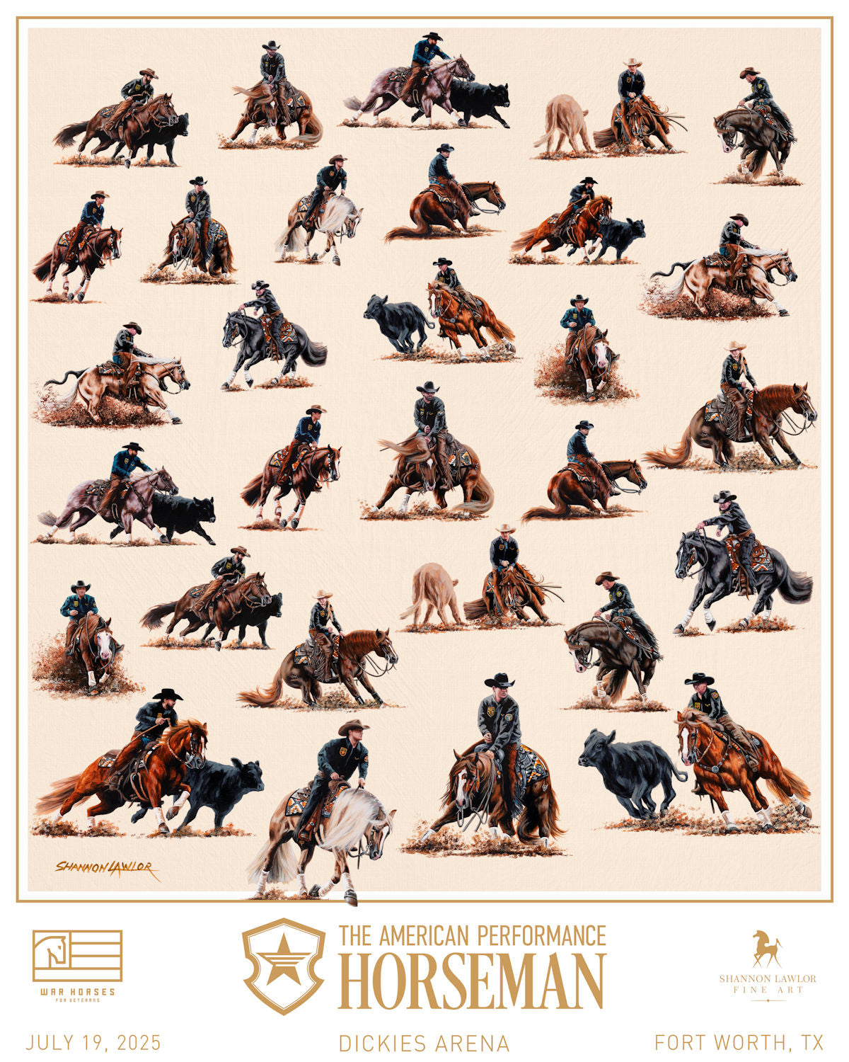 The American Performance Horseman Poster– Shannon Lawlor Fine Art